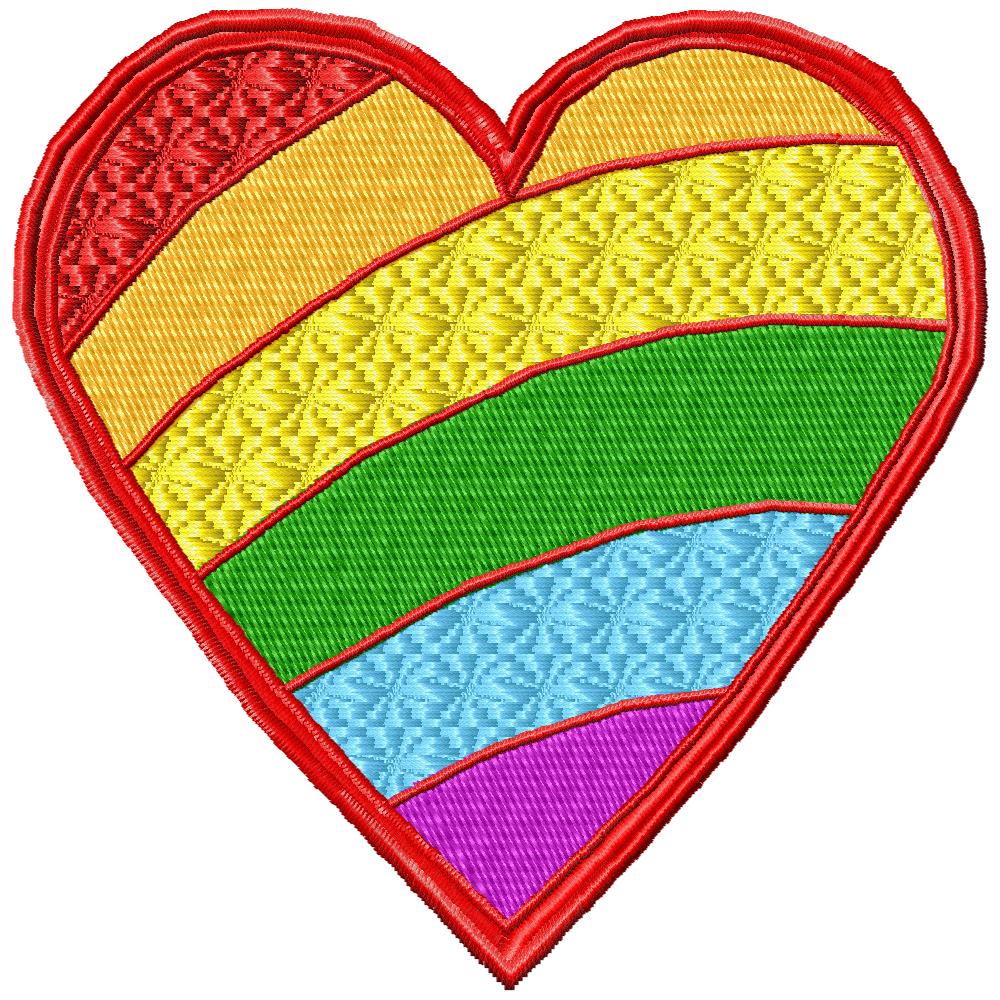 A Rainbow Heart