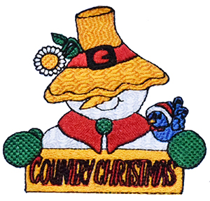 Country Christmas Snowman