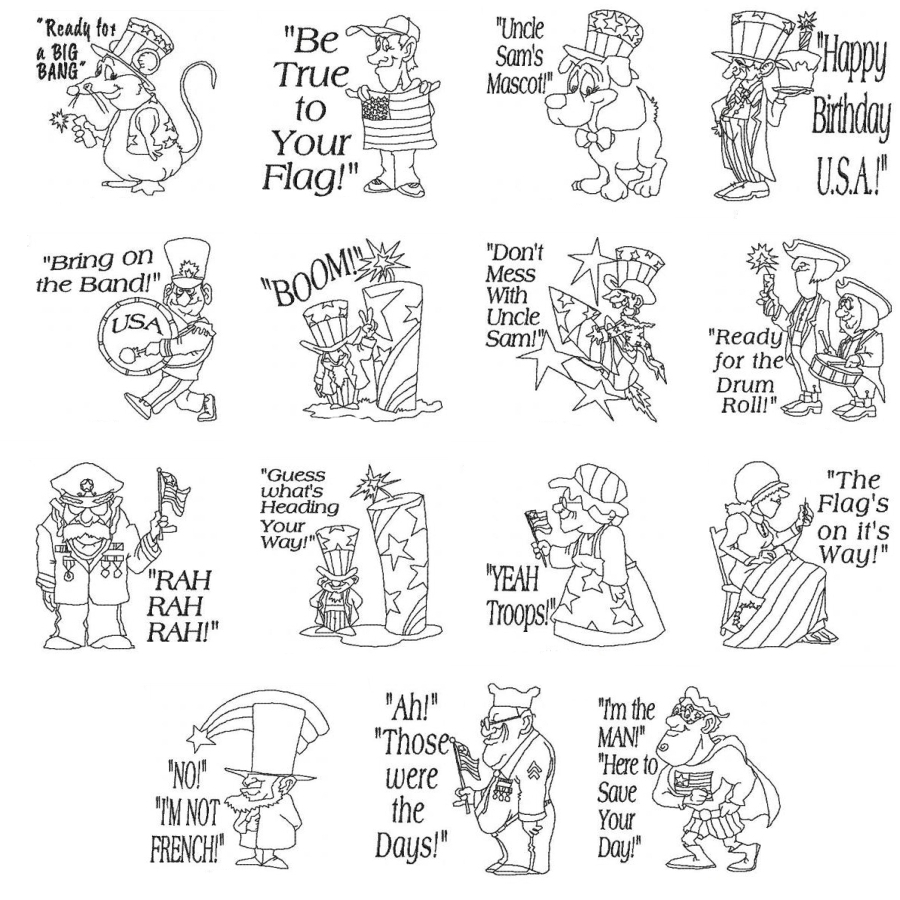 Dont Mess With Uncle Sam-BW | OregonPatchWorks