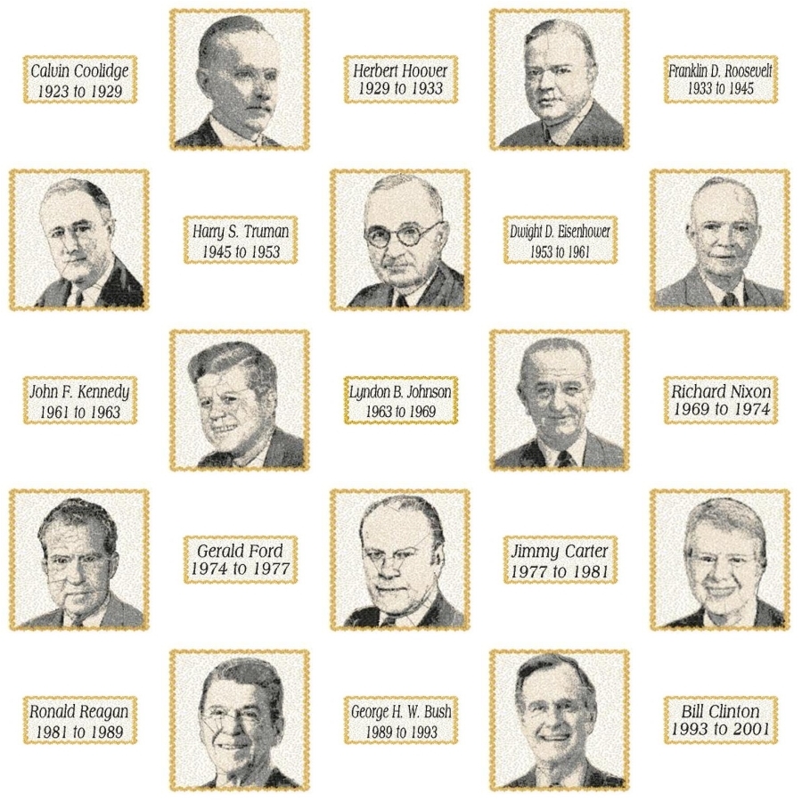 USA Presidents 1923 4x4 | OregonPatchWorks