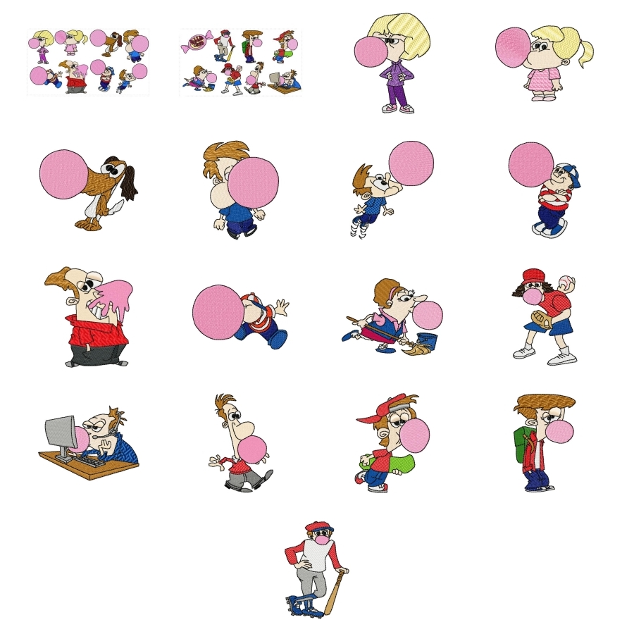 Bubble Gum Splat | OregonPatchWorks