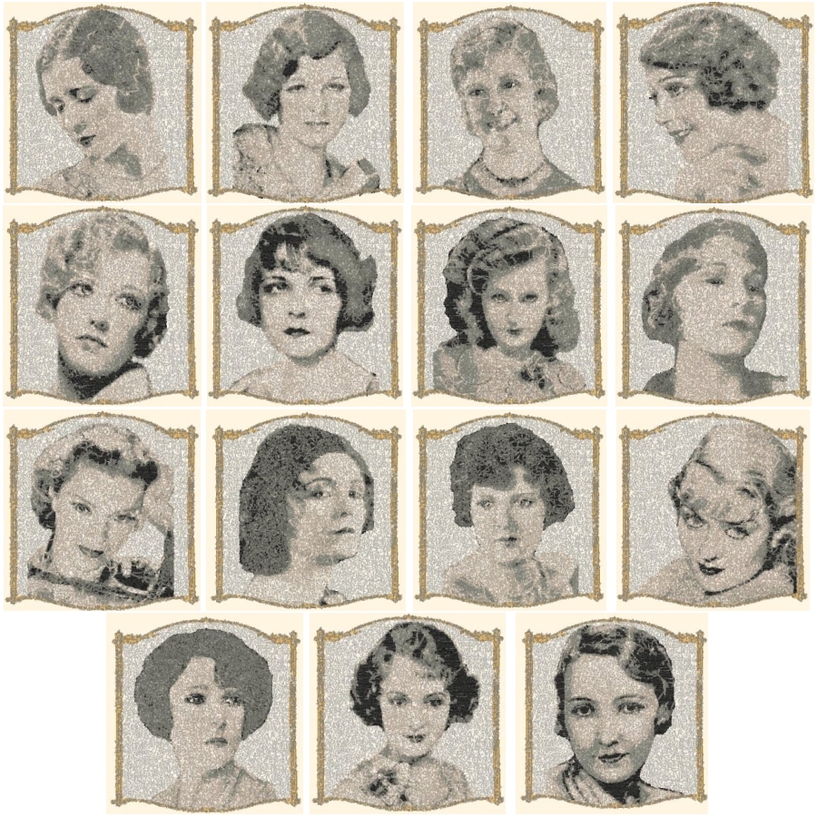 Faces Of The Era 1910 to 1020 4x4 | OregonPatchWorks