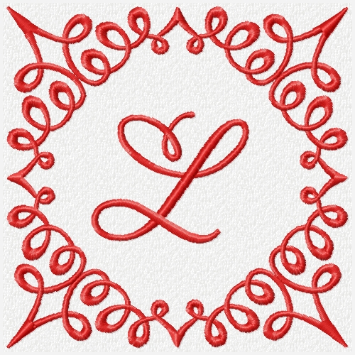 Monogram Scrolls | OregonPatchWorks