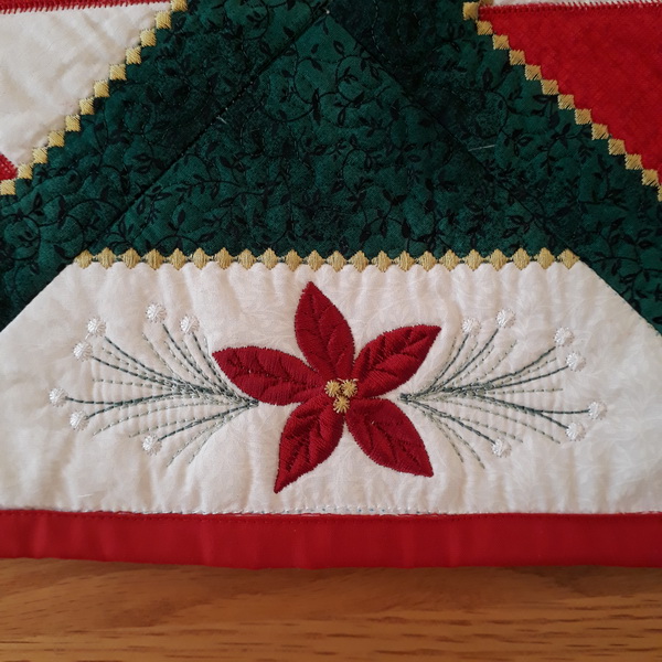 Peppermint Candy 2 Quilted Table Runner | OregonPatchWorks