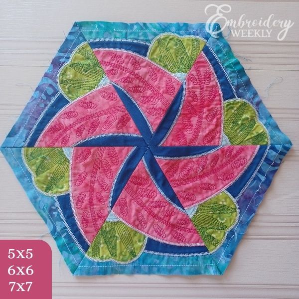 Kaleidoscope Fantasy Hexagon Block 2