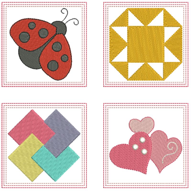 Mini Quilt Blocks 1