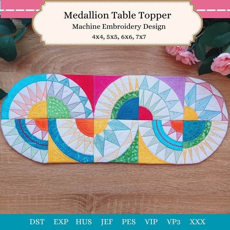 Medallion Table runner
