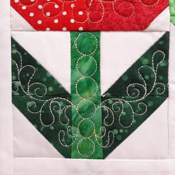 QQ Tulip Sewing Machine Cover | OregonPatchWorks