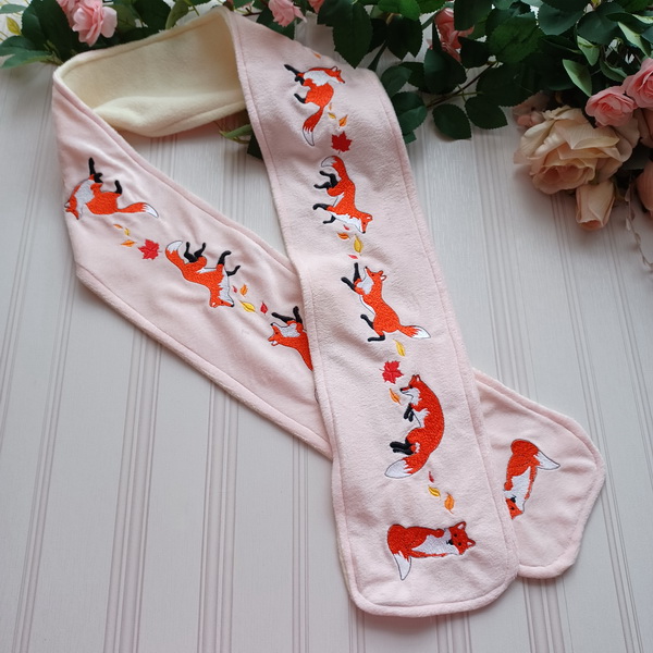 Playful Foxes Scarf | OregonPatchWorks