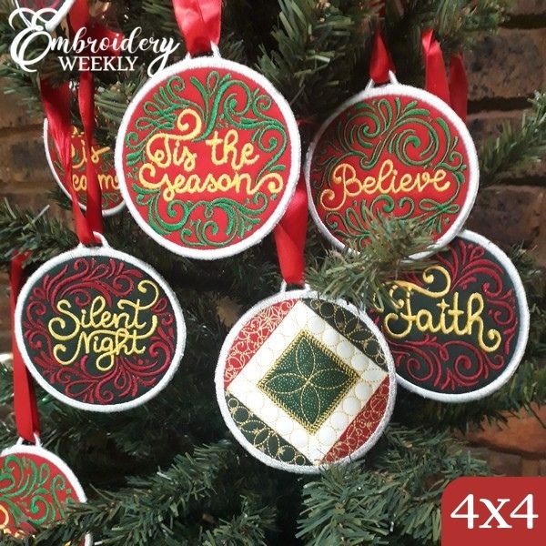 Quilted Christmas Ornaments | OregonPatchWorks