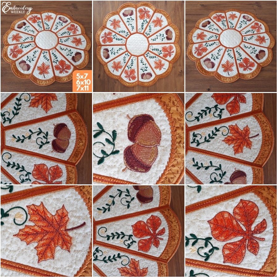 Comfy Fall Table Topper | OregonPatchWorks