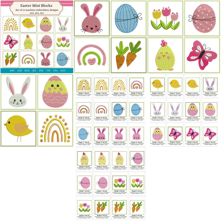 Easter Mini Blocks | OregonPatchWorks