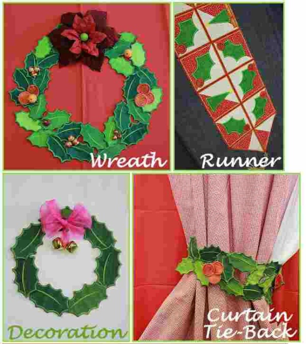 Christmas Holly Decorations