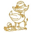 REDWORK LITTLE DUCKS