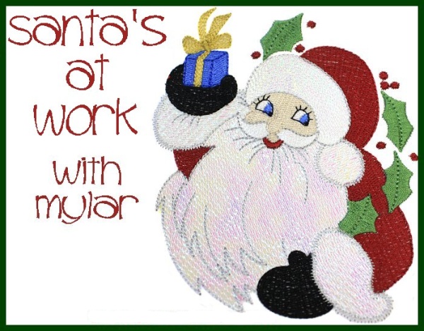 Santas at Work with Mylar