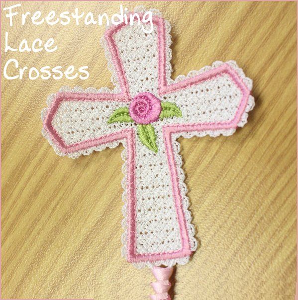 Freestanding Lace Crosses | OregonPatchWorks