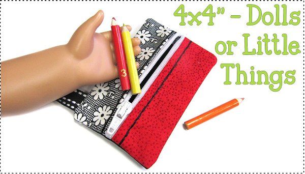 Simple Zipper Pen Bag | OregonPatchWorks
