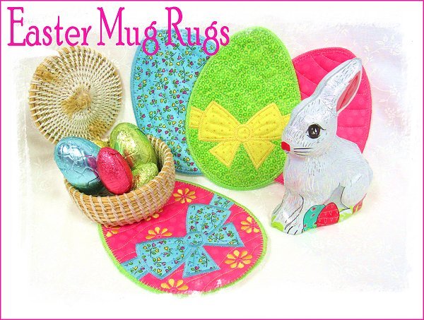 Easter Mug Rugs Set 1 | OregonPatchWorks
