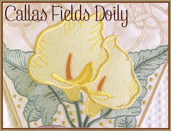 Floral Doily - Callas Fields | OregonPatchWorks