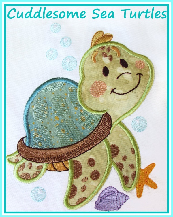 Cuddlesome Sea Turtles | OregonPatchWorks