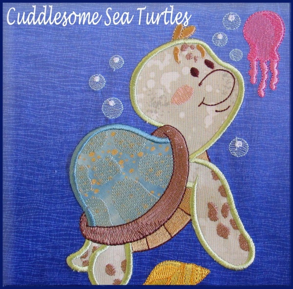 Cuddlesome Sea Turtles | OregonPatchWorks