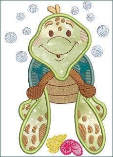 Cuddlesome Sea Turtles | OregonPatchWorks