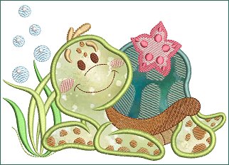 Cuddlesome Sea Turtles | OregonPatchWorks