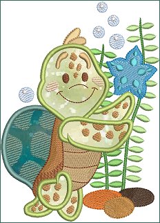 Cuddlesome Sea Turtles | OregonPatchWorks