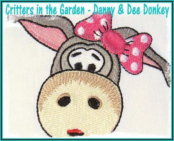 Critters in the Garden - Danny and Dee Donkey