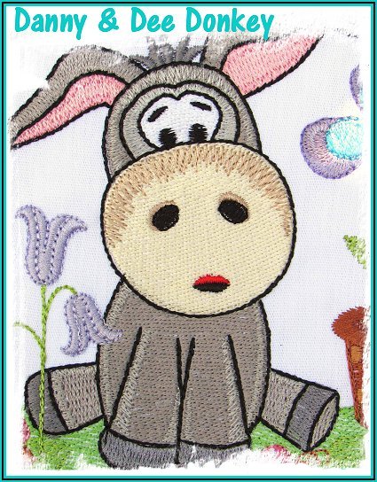 Critters in the Garden - Danny and Dee Donkey