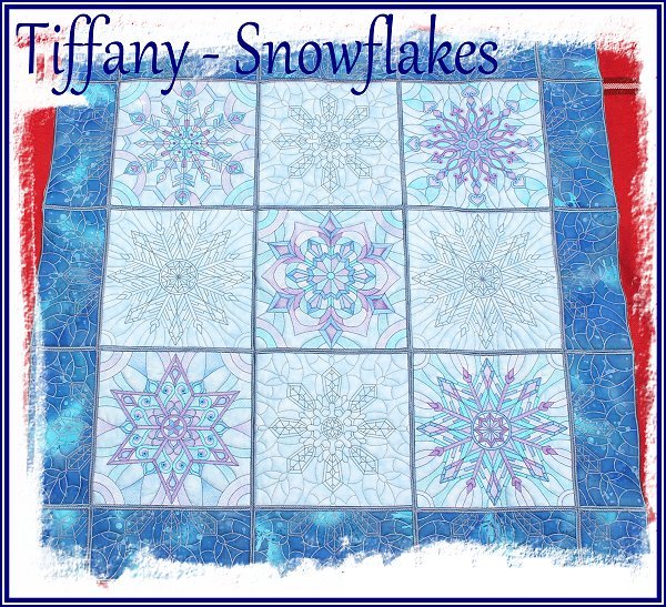 Tiffany Snowflake Set 1-6x6 | OregonPatchWorks