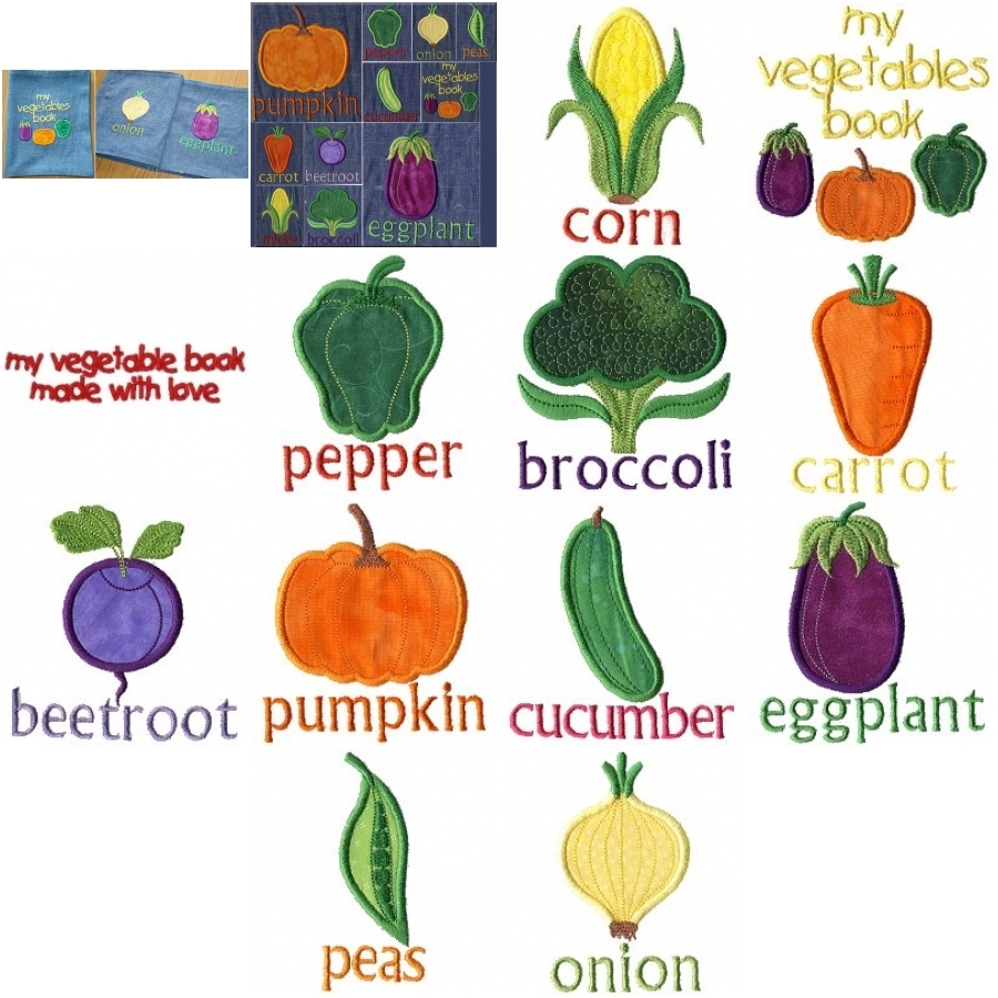 My Vegetables Book | OregonPatchWorks