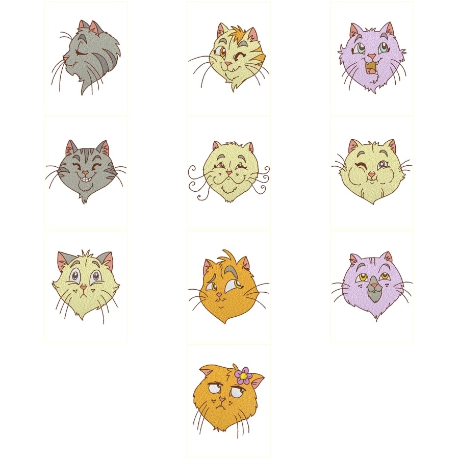 Cat Expressions | OregonPatchWorks