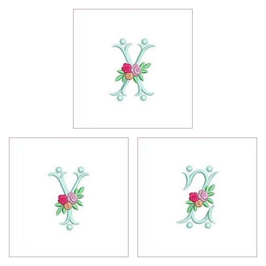 Vintage Heirloom Monograms 2 | OregonPatchWorks