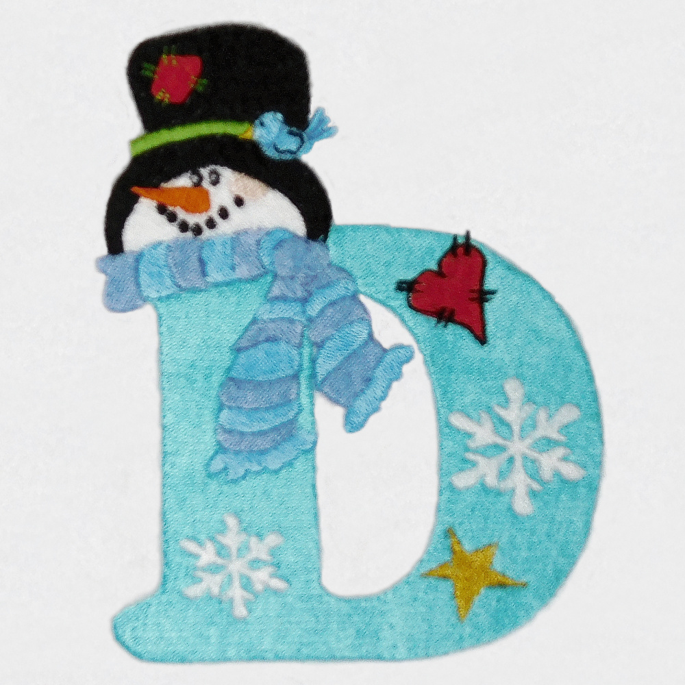 Adorable Snowmen Alphabet | OregonPatchWorks