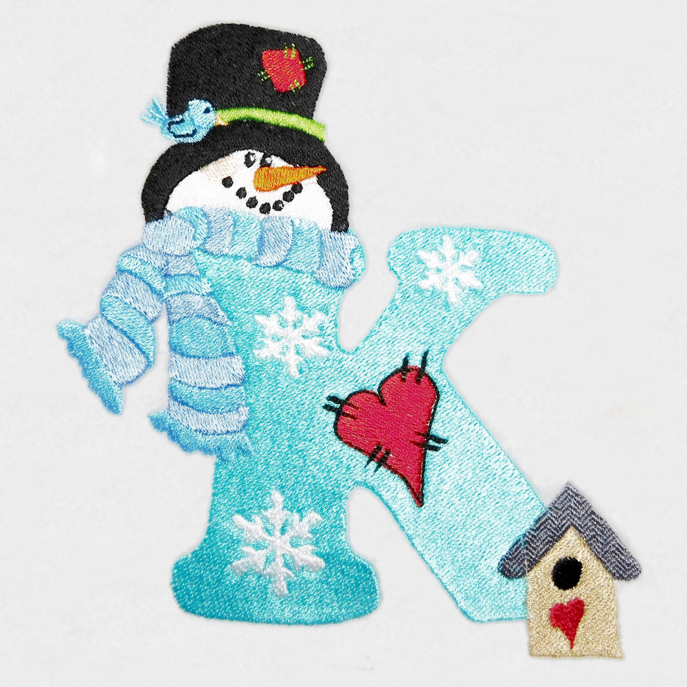 Adorable Snowmen Alphabet | OregonPatchWorks