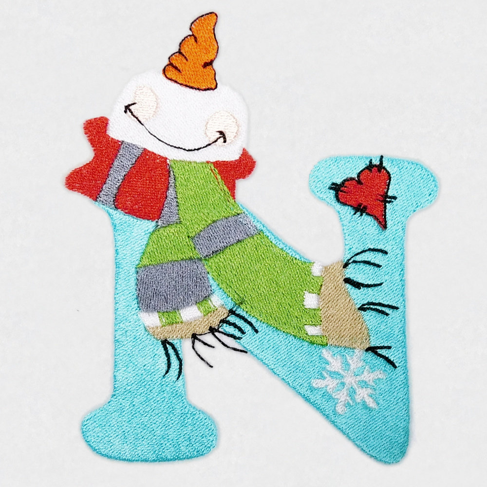 Adorable Snowmen Alphabet | OregonPatchWorks
