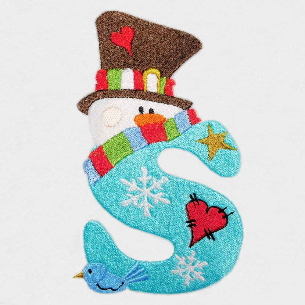 Adorable Snowmen Alphabet | OregonPatchWorks