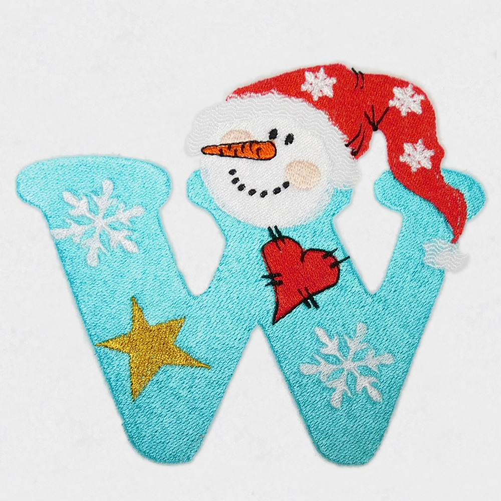 Adorable Snowmen Alphabet | OregonPatchWorks