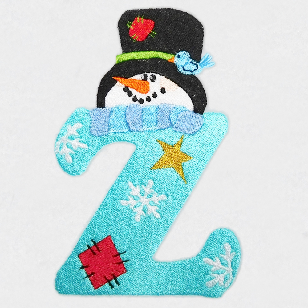 Adorable Snowmen Alphabet | OregonPatchWorks