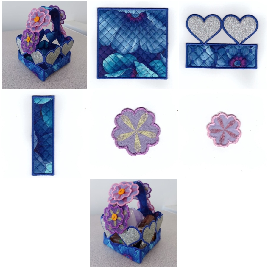 ITH Heart Basket | OregonPatchWorks