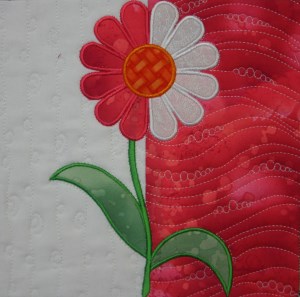 In The Hoop Daisy Crazy Quilt Block | OregonPatchWorks