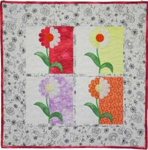 In The Hoop Daisy Crazy Quilt Block | OregonPatchWorks