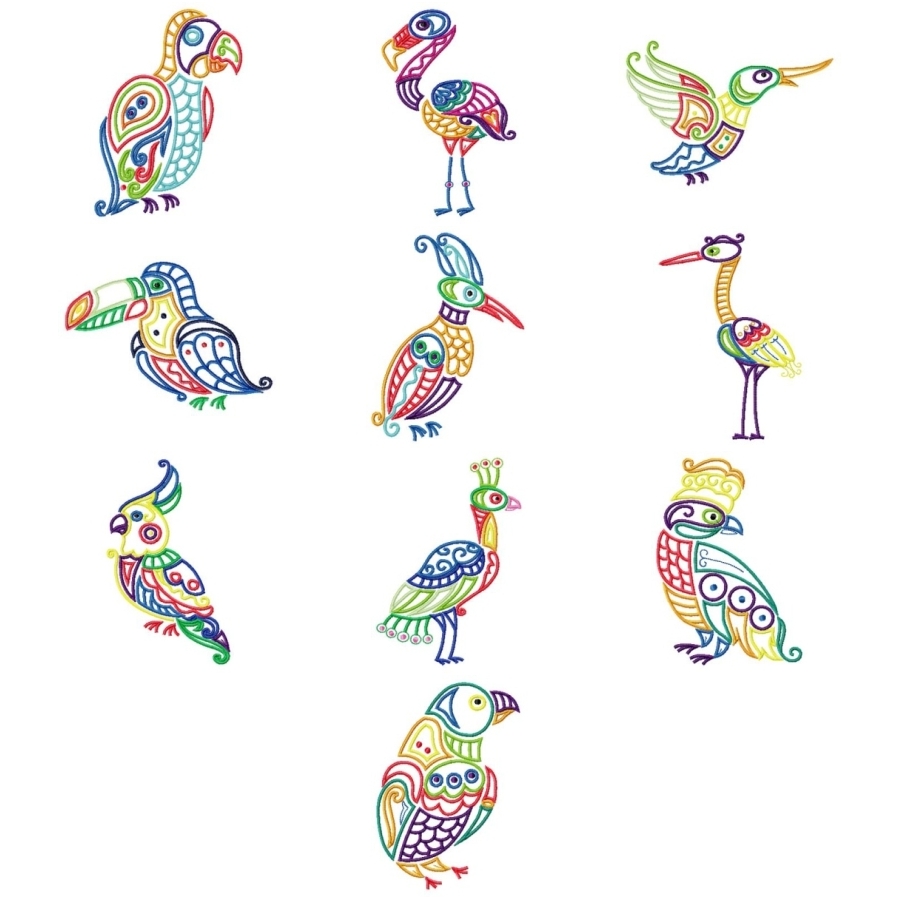 Mola Birds | OregonPatchWorks