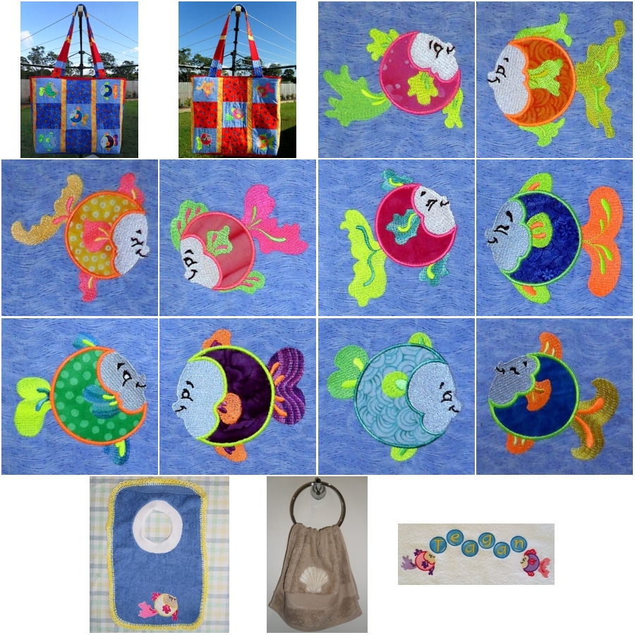 Applique Fish | OregonPatchWorks