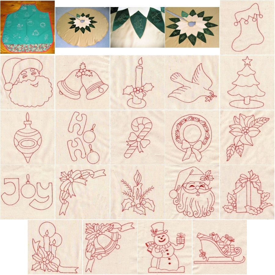 Redwork Christmas | OregonPatchWorks