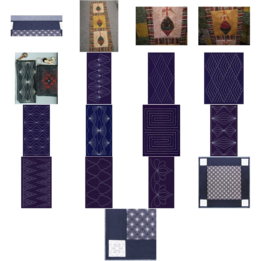 Sashiko Borders 1-Large | OregonPatchWorks