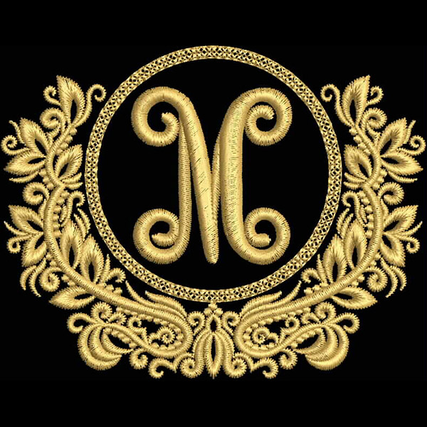 Golden Monogram | OregonPatchWorks