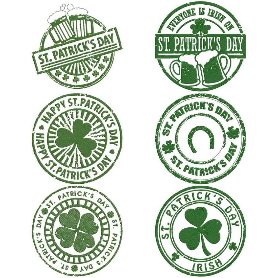 St Patricks Stamps | OregonPatchWorks