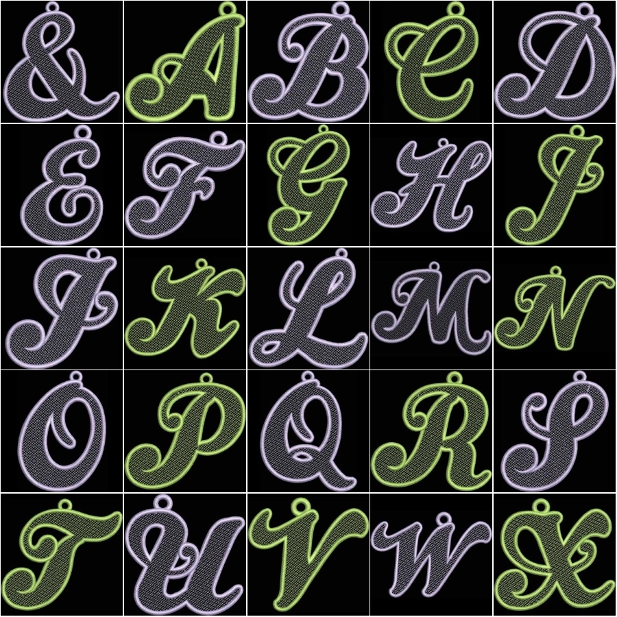 FSL Alphabet | OregonPatchWorks